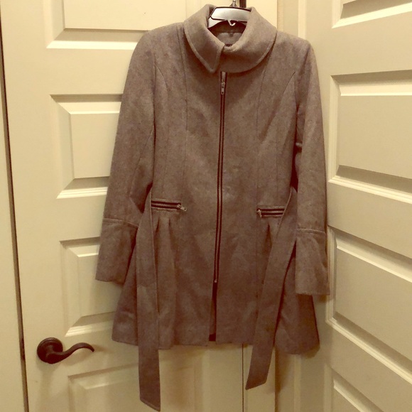 Brighton | Jackets & Coats | Brighton From Intermix Belted Dress Coat ...